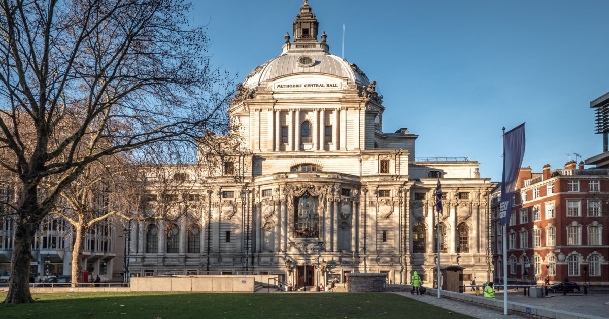 Westminster Central Hall, London | Scott White and Hookins